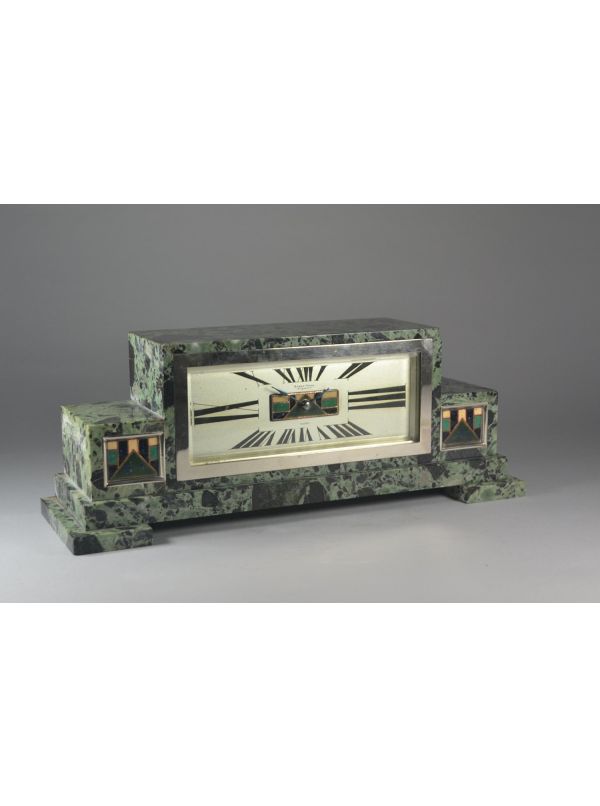 1930.fr Charles Hours (Hour Lavigne) unique art deco clock. Gubelin ...